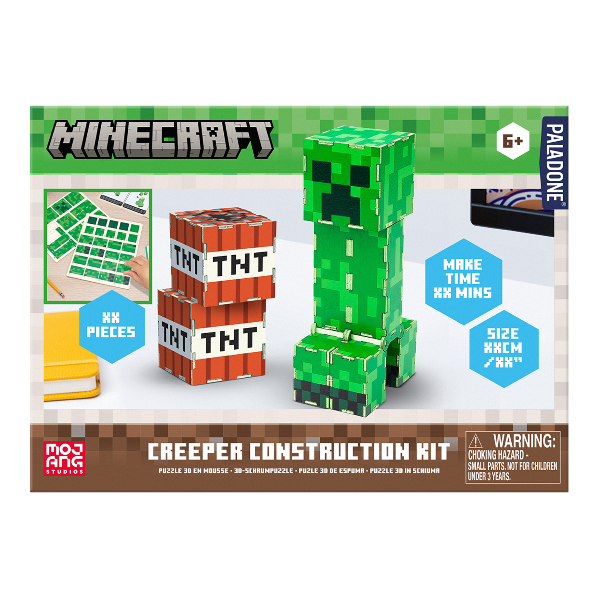 Minecraft Creeper & TNT Construction Kit - Planet Fantasy