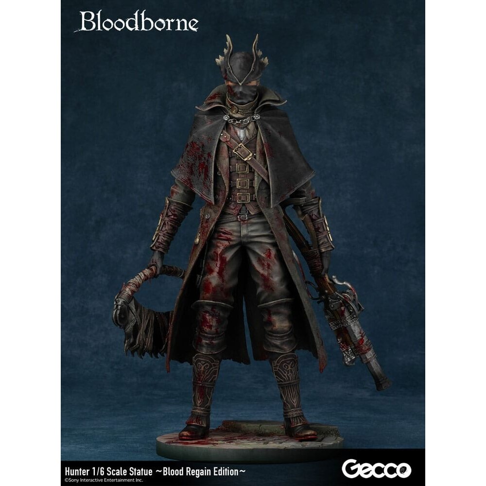 Bloodborne The Old Hunters Statue 1/6 Hunter Blood Regain Edition 32 cm ...