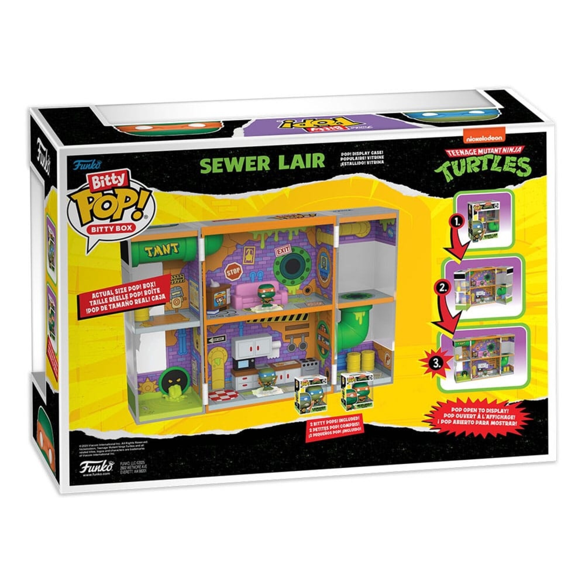 Teenage Mutant Ninja Turtles Bitty POP! Bitty Box Display with 2 Vinyl ...