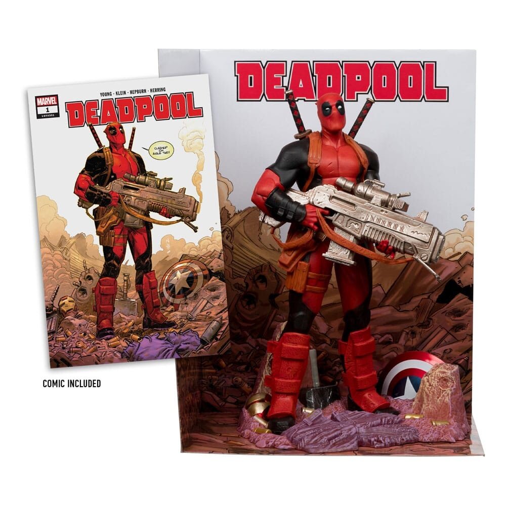 Marvel Collection PVC Statue 1/6 Deadpool (Deadpool #1) 27 cm - Planet ...