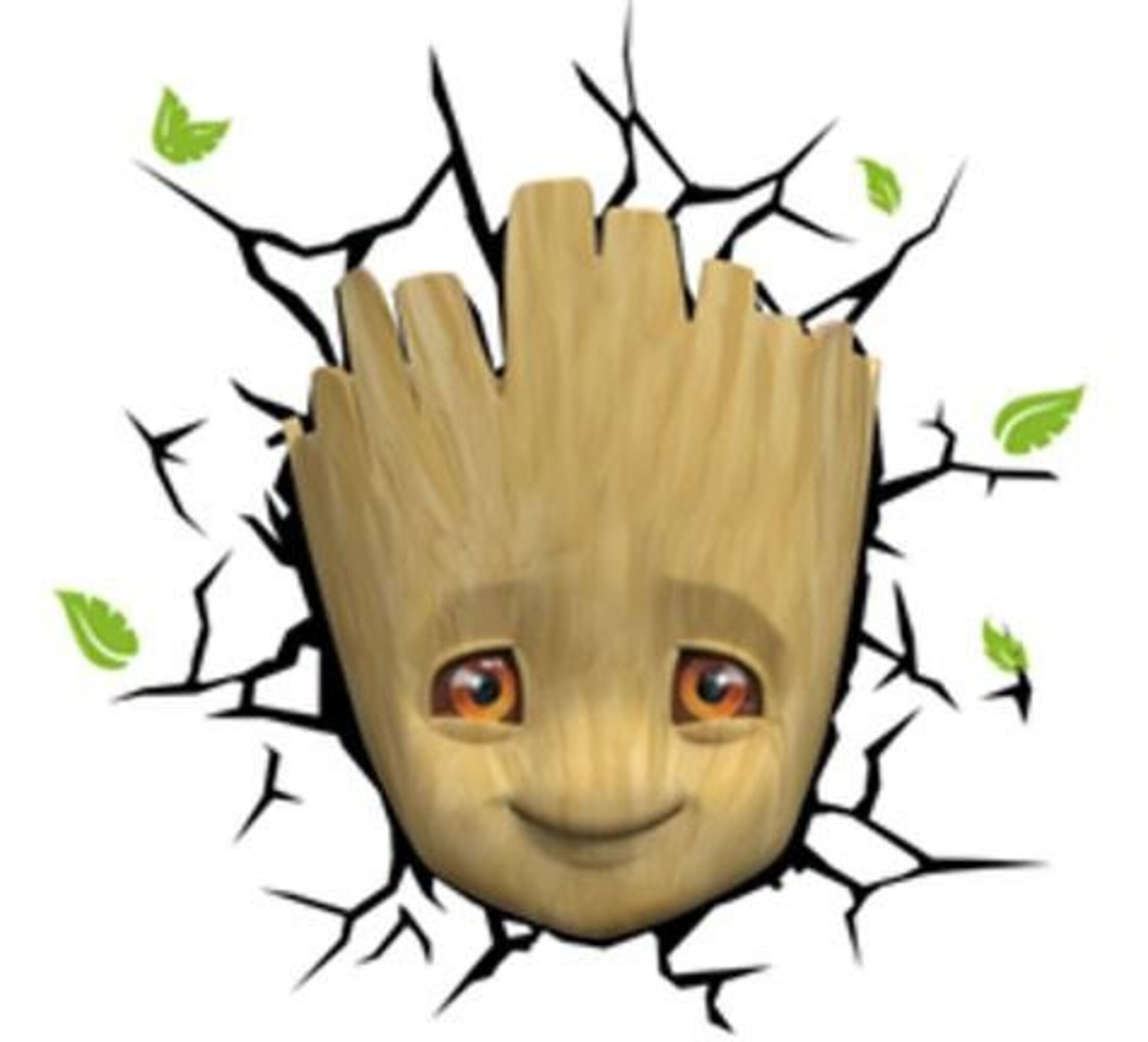 Marvel 3D LED Light Baby Groot Face - Planet Fantasy