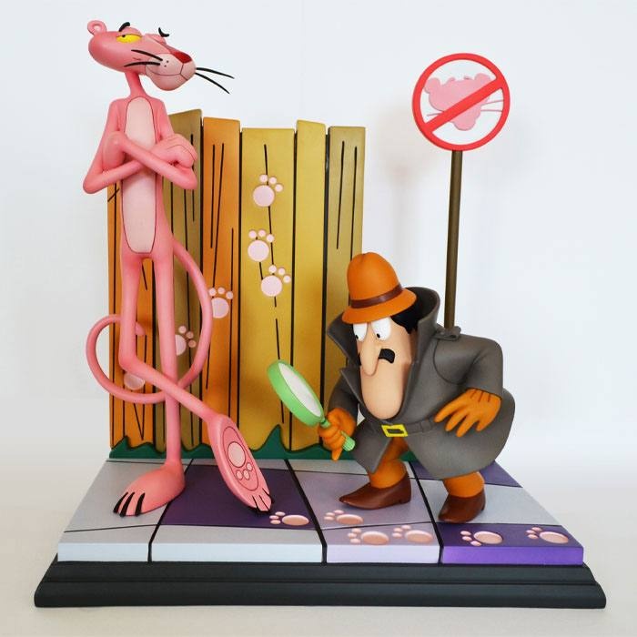 The Pink Panther Statue Pink Panther & The Inspector 41 cm - Planet Fantasy