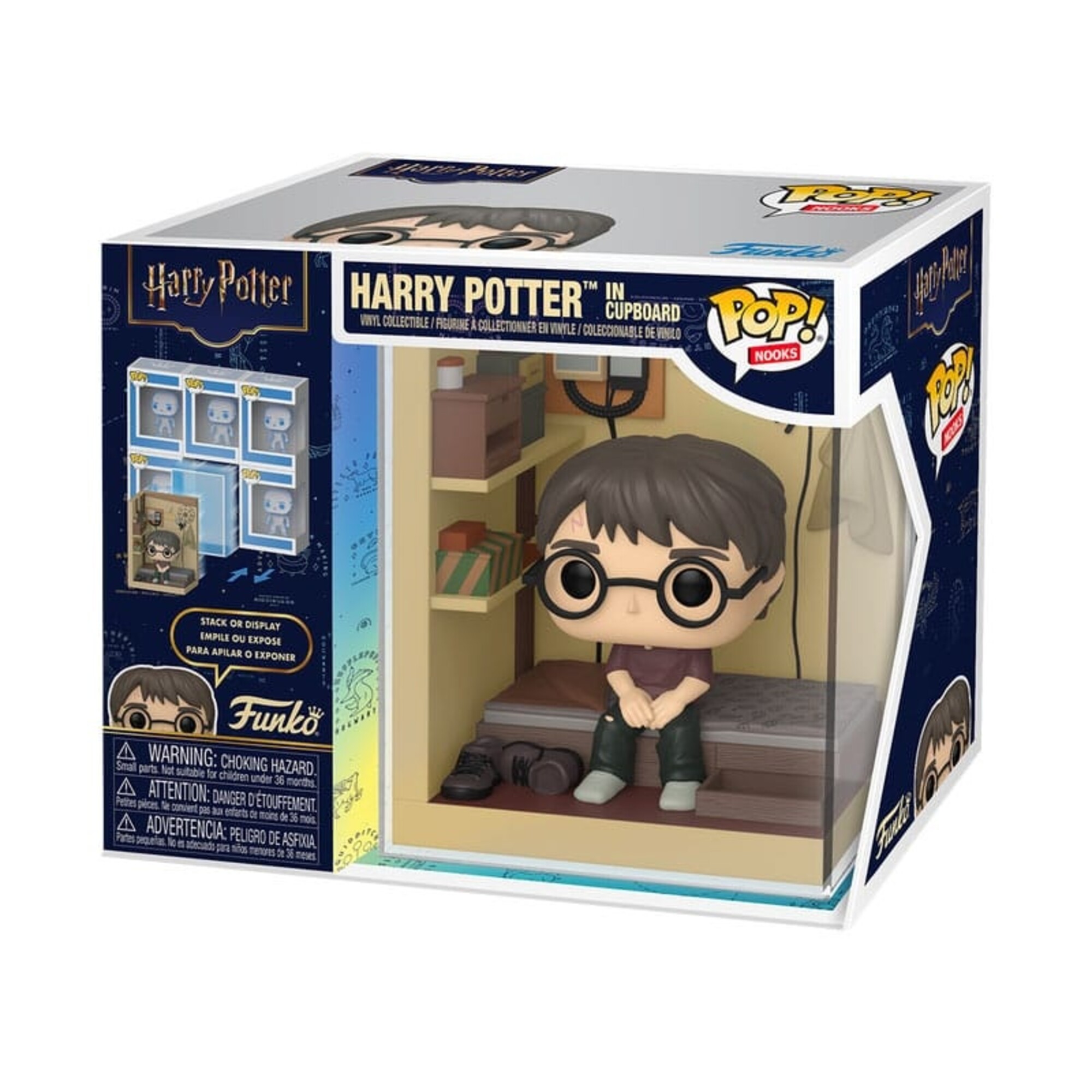 Harry Potter POP! Nooks Vinyl Figure Harry Potter Cupboard 9 cm ...