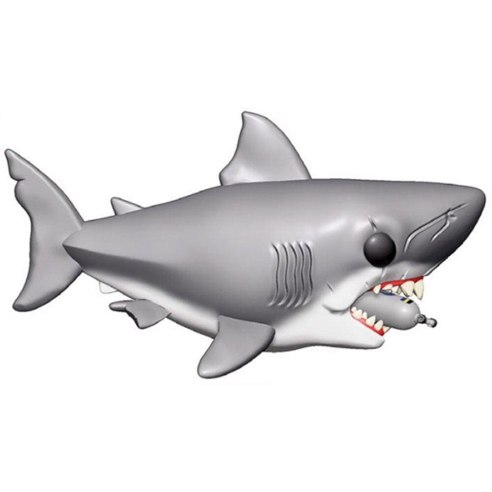 Jaws Oversized POP! Movies Vinyl Figure Jaws with Diving Tank #759 ...