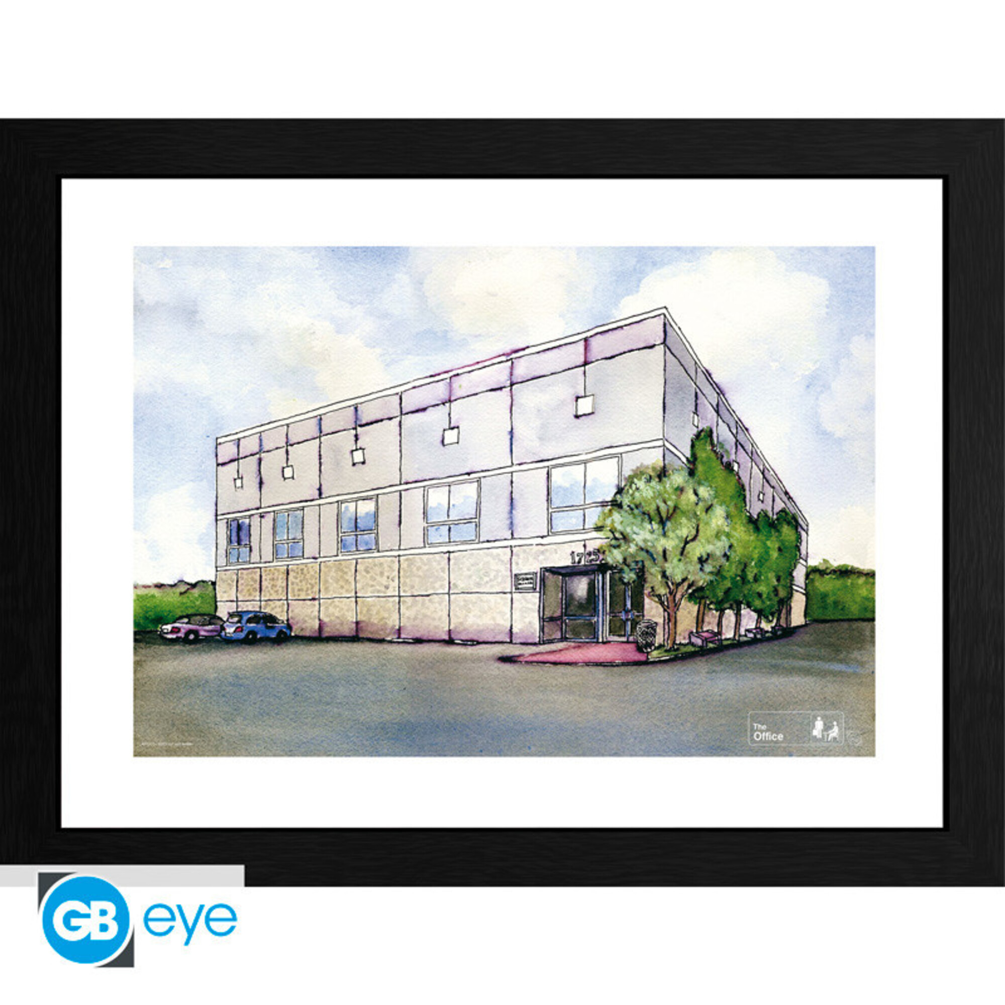 The Office Pam Watercolor Framed Print 30 x 40 cm - Planet Fantasy