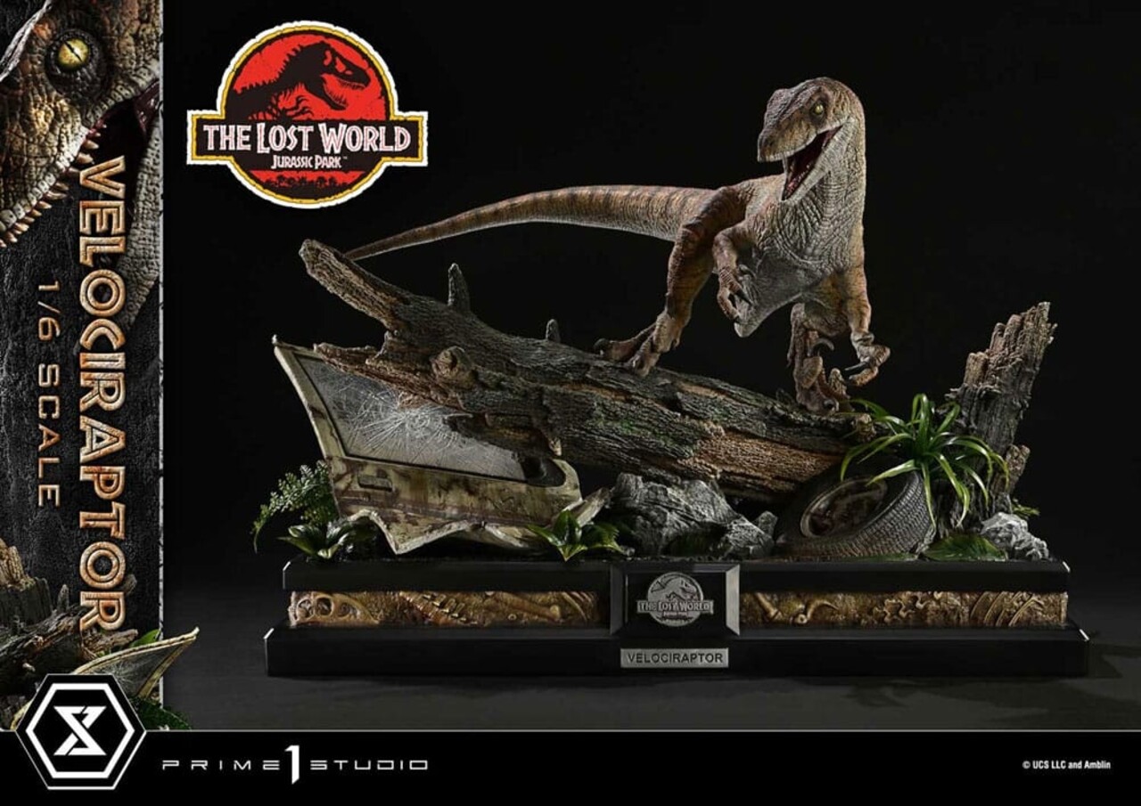 Jurassic Park II Legacy Museum Collection Statue 1/6 Velociraptor 41 cm ...