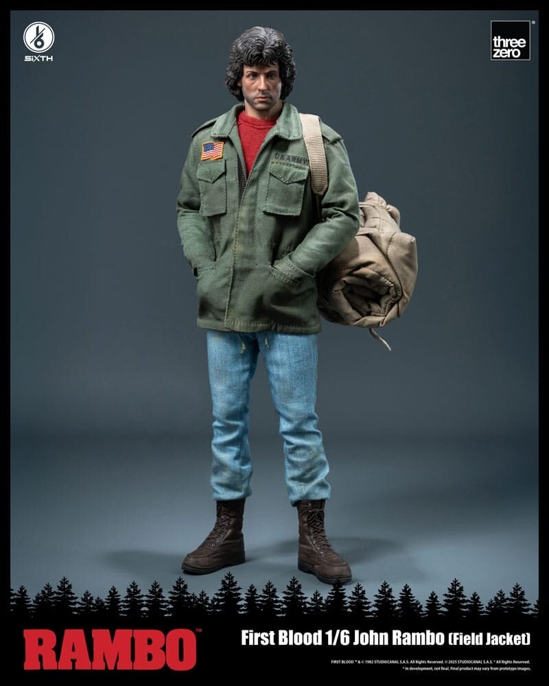 Rambo: First Blood Action Figure 1/6 John Rambo (Field Jacket) 31 cm ...