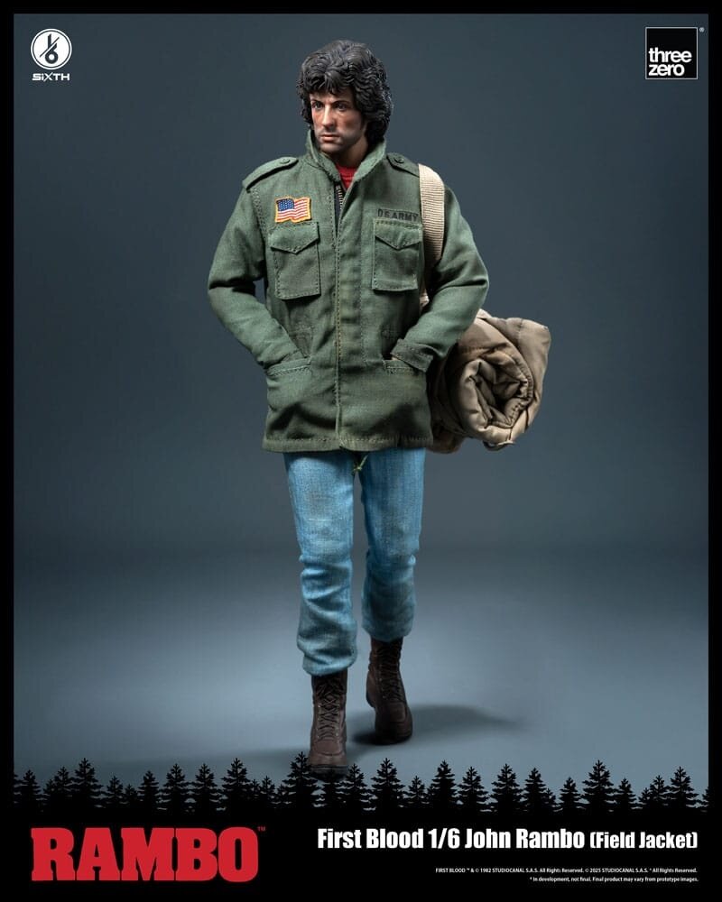 Rambo: First Blood Action Figure 1/6 John Rambo (Field Jacket) 31 cm ...