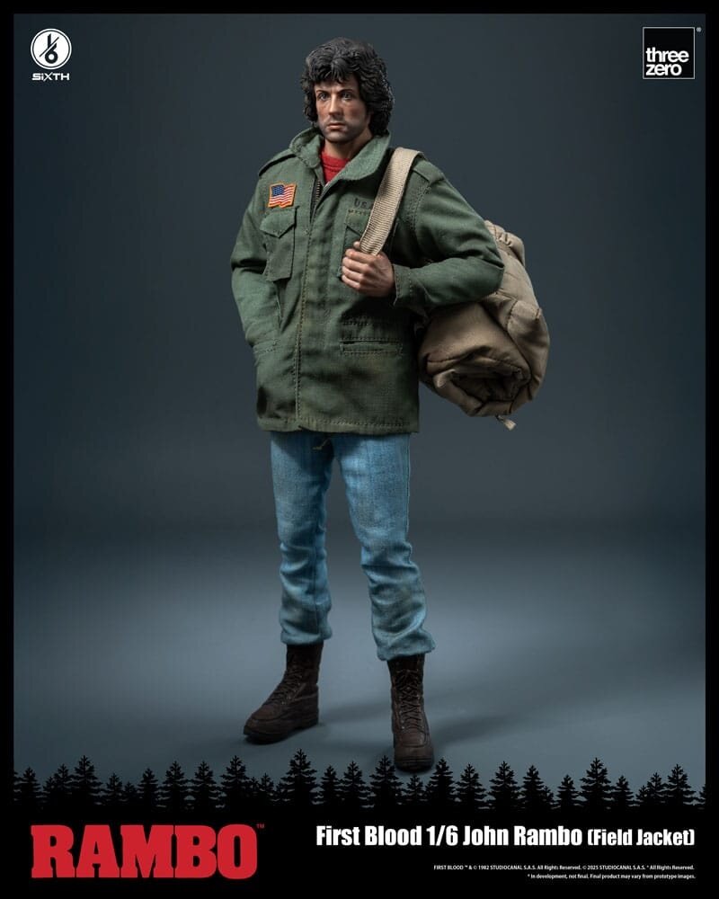Rambo: First Blood Action Figure 1/6 John Rambo (Field Jacket) 31 cm ...