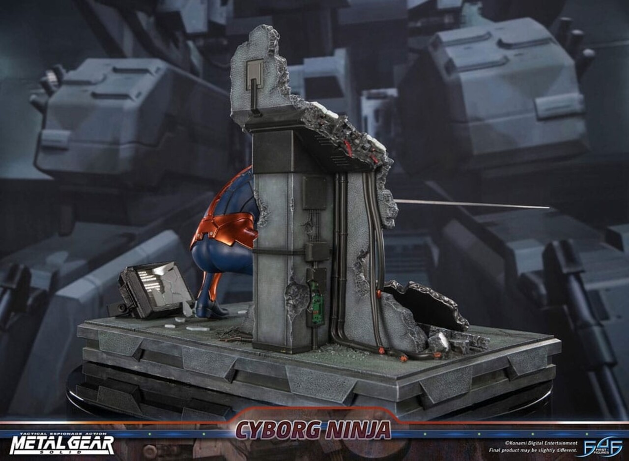 Metal Gear Solid Statue Cyborg Ninja (Gray Fox) 41 cm - Planet Fantasy