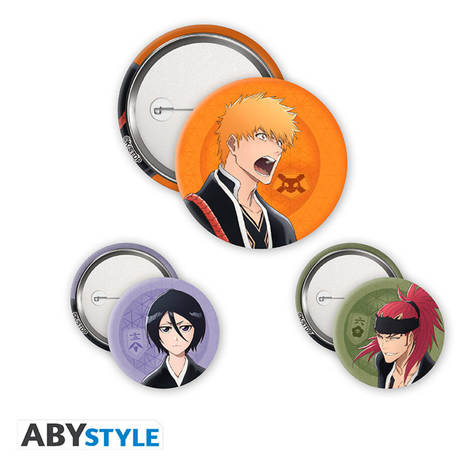 Bleach Thousand Year Blood War Badge Pack (3x) - Planet Fantasy