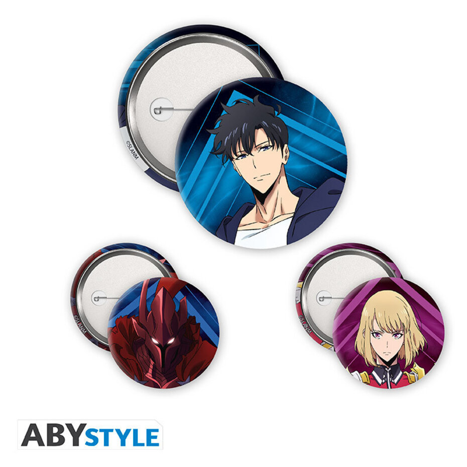 Solo Leveling Igris, Jinwoo & Cha Hae Badge Pack (3x) - Planet Fantasy