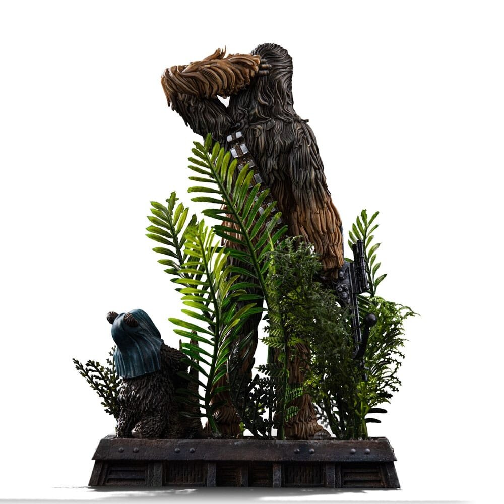 Star Wars Episode VI Art Scale Statue 1/10 Chewbacca and Tokkat 22 cm ...