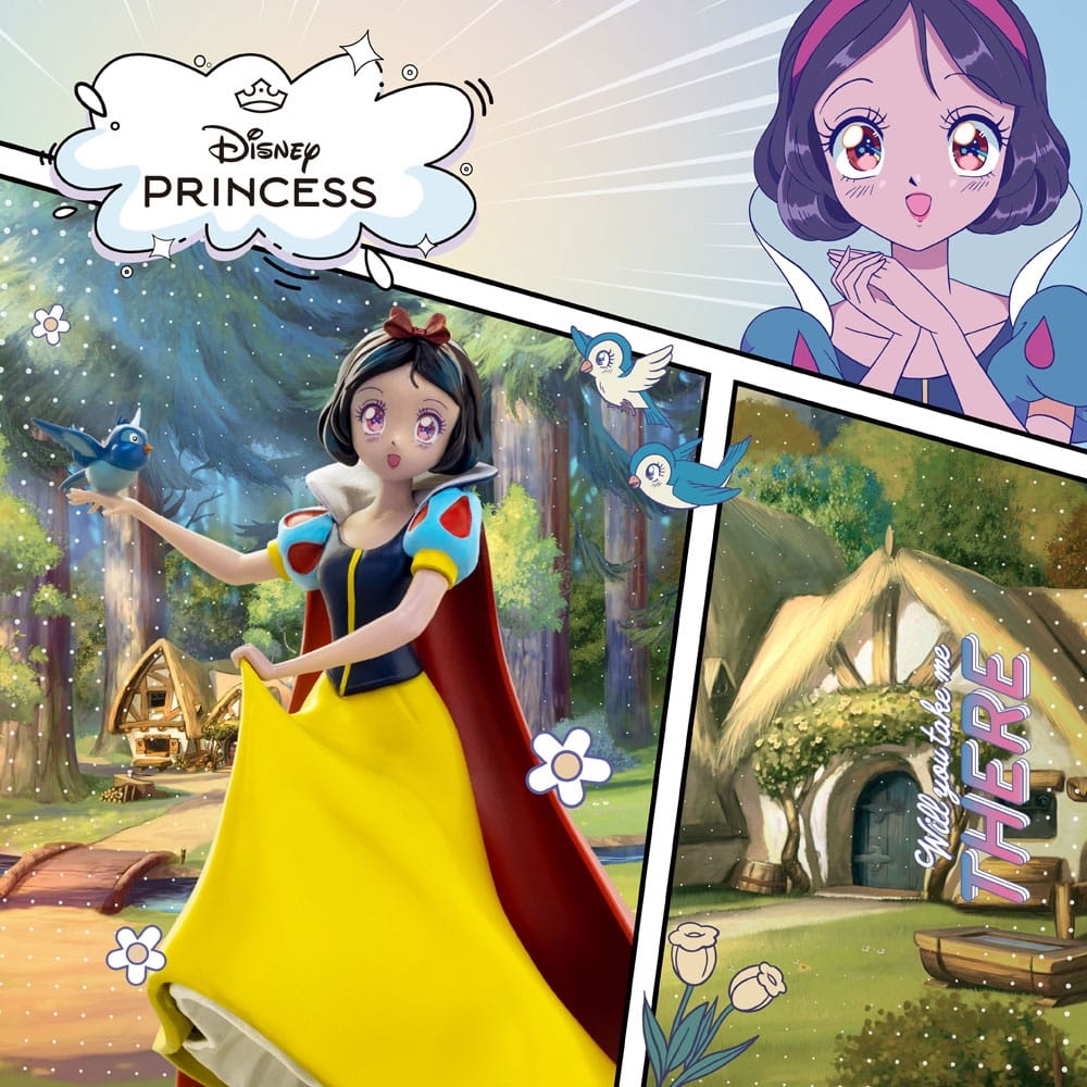 Disney Anime Princess Scale Statue Snow White 17 cm - Planet Fantasy