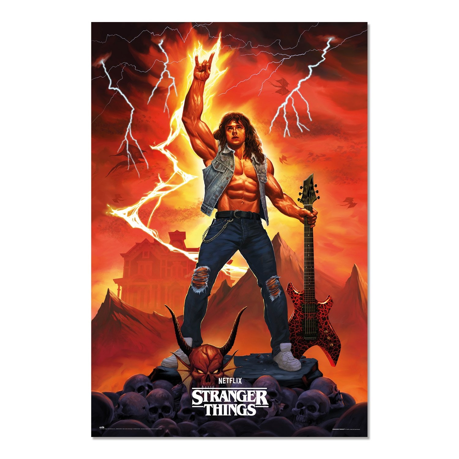 Stranger Things Eddie Poster 61 x 91 cm - Planet Fantasy