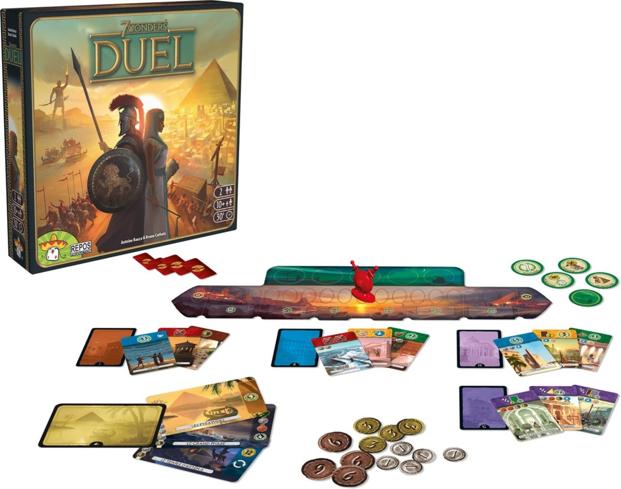 7 Wonders Duel Bordspel - Planet Fantasy