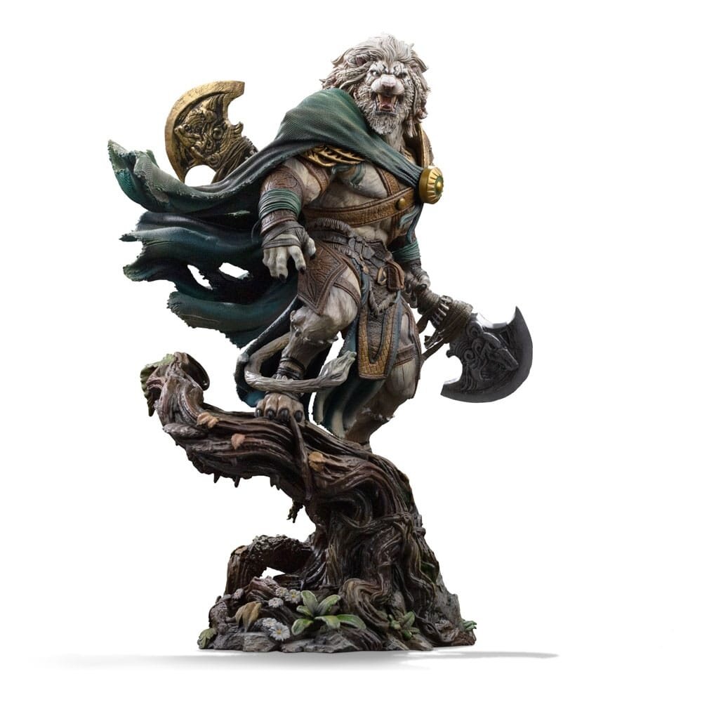 Magic The Gathering Art Scale Statue 1/10 Ajani Goldmane 26 cm - Planet ...