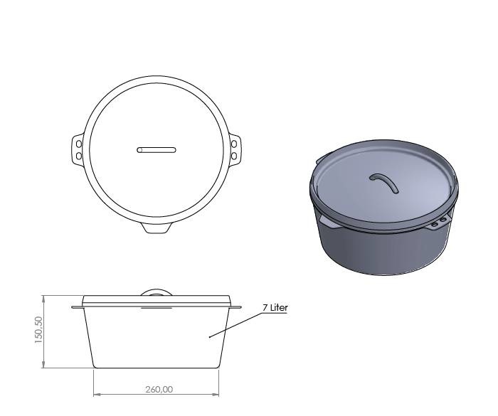 Forno Dutch Oven - Feuertischshop.com