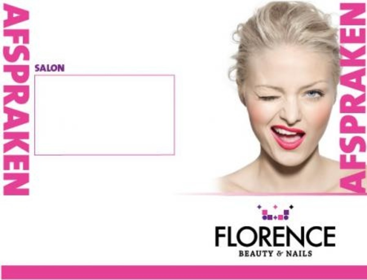 Florence Nails Florence Nails Afsprakenkaartjes (25 stuks ...
