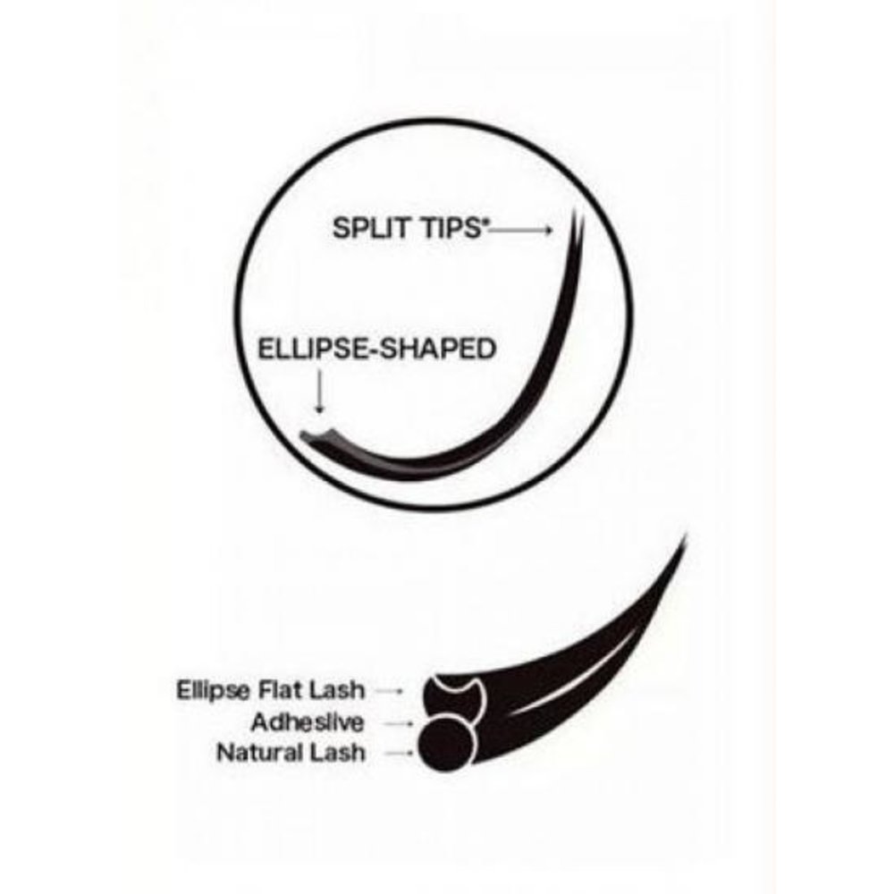 Lashextend Ellipse Soft Double Tip Lashes C Krul Dikte 0,20 mm ...