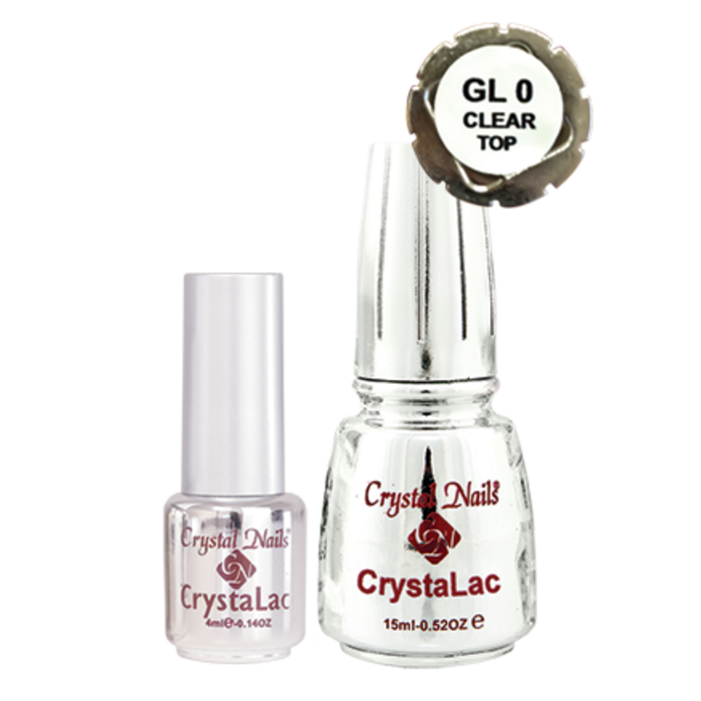 Crystal Nails Crystal Nails Crystalac Top Gel Clear GL0 - 15 ml -TPO ...
