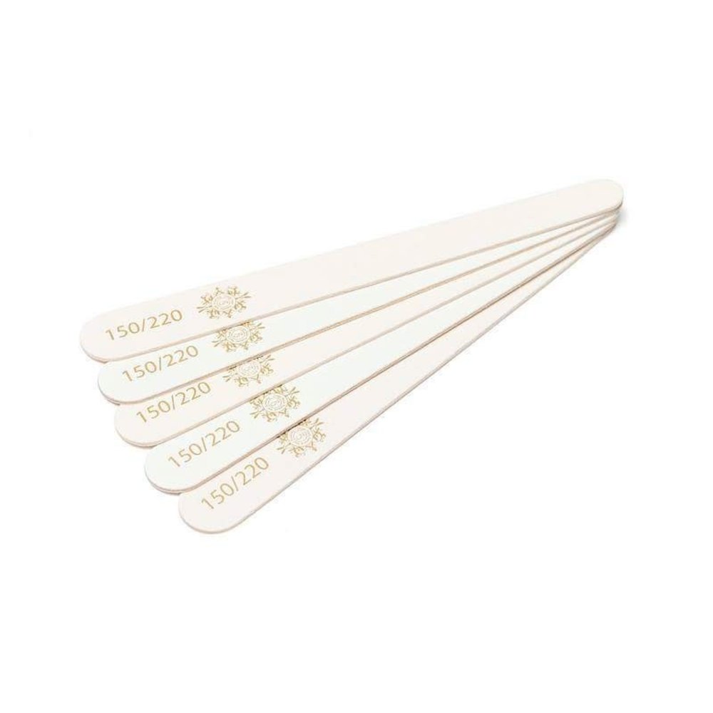 Gorge - Mini Witte Vrijerand Vijl 5 stuks - Nagelgroothandel.nl