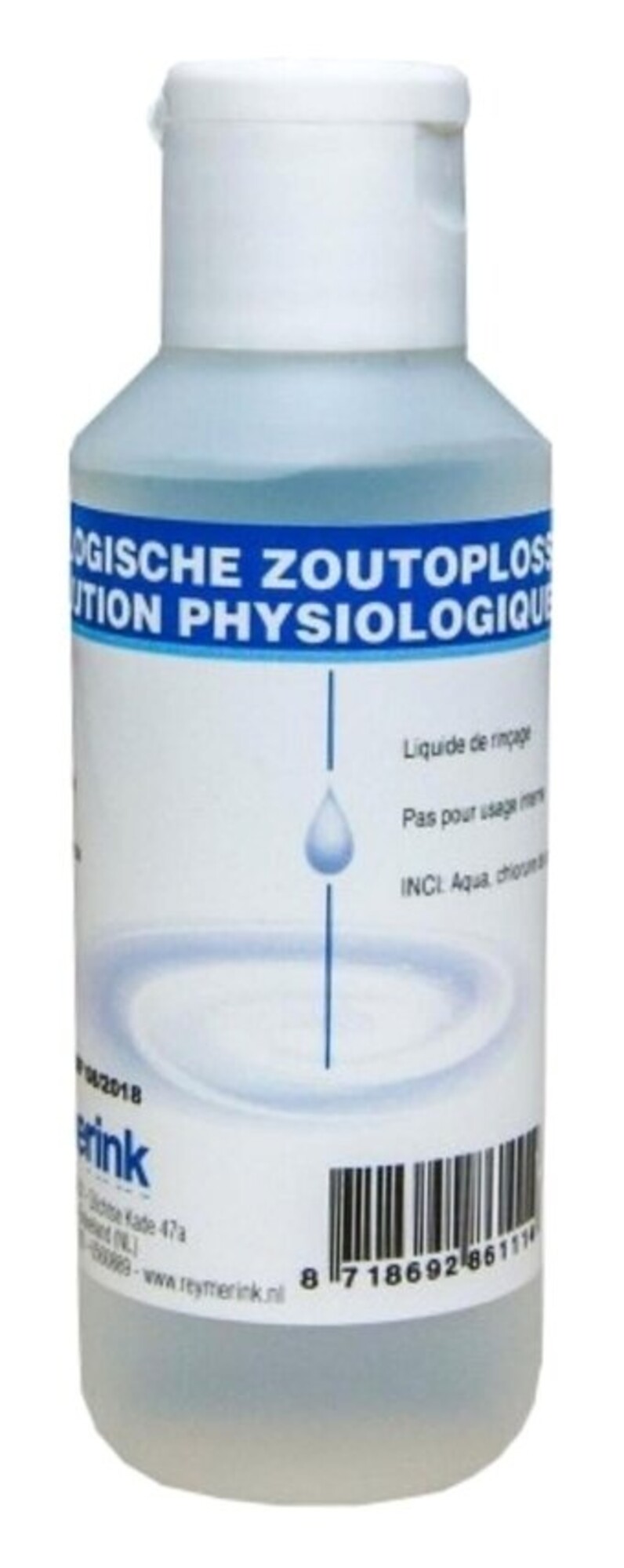 Reymerink Fysiologische Zoutoplossing 0,9% 100 ml - Nagelgroothandel.nl