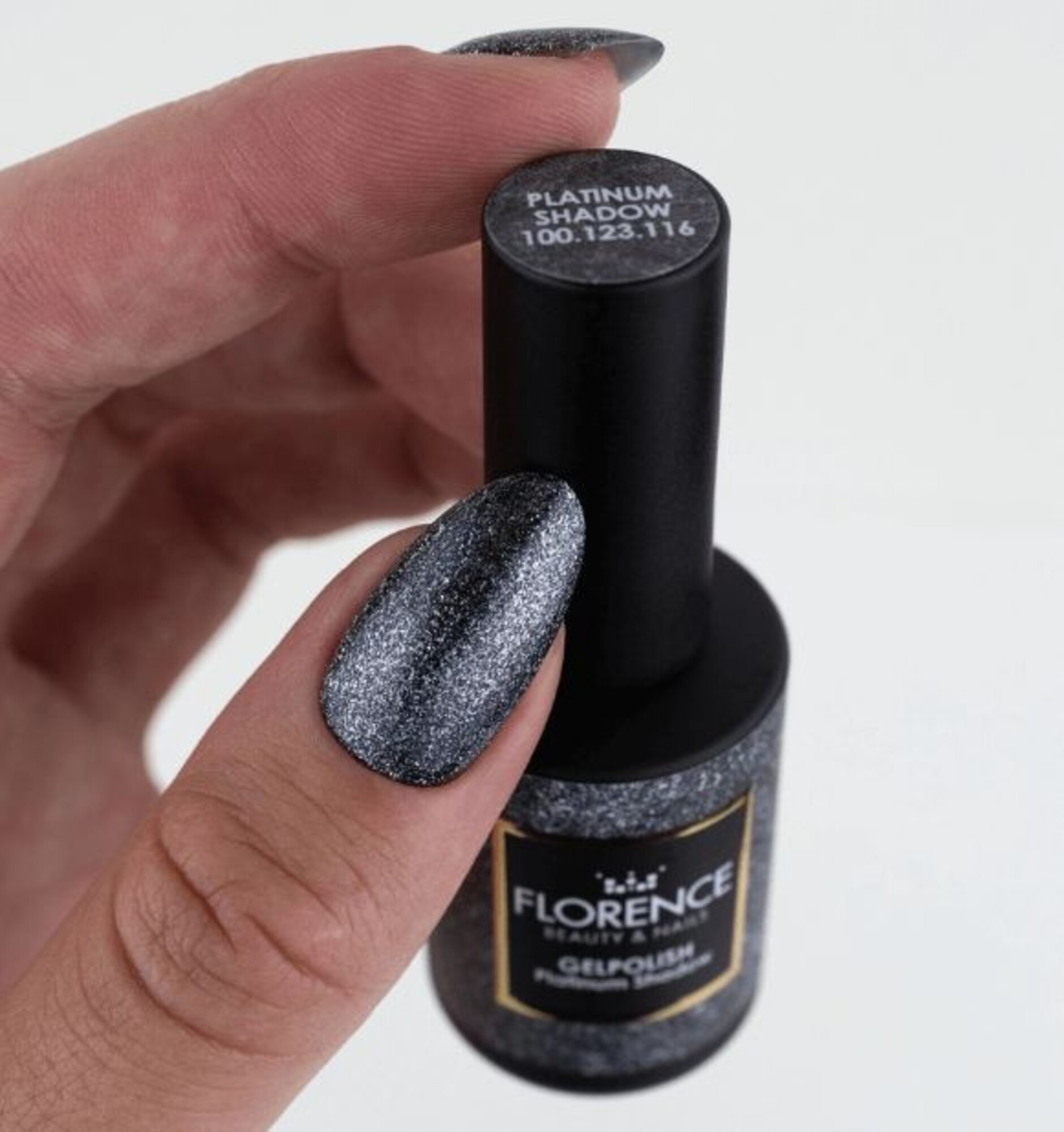 Florence Nails Glitter Gelpolish Platinum Shadow 100.123.116-S ...