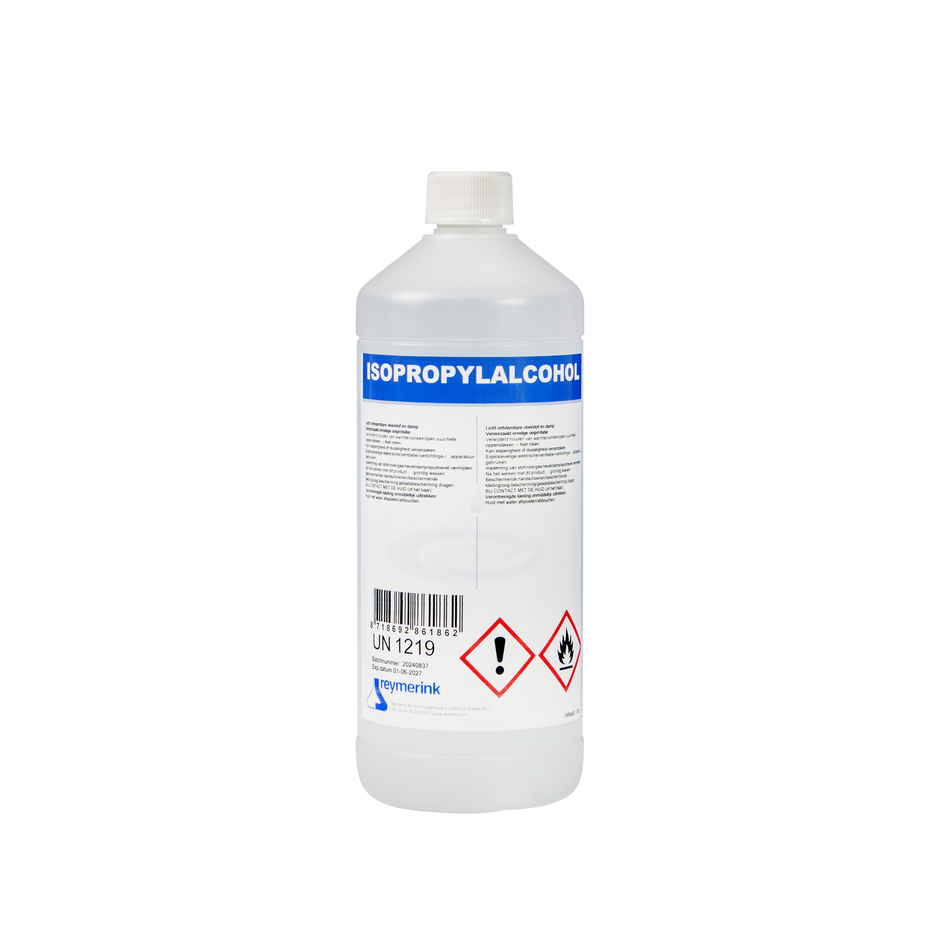 Alcohol 99,9% Isopropyl IPA 1000 ml - Nagelgroothandel.nl