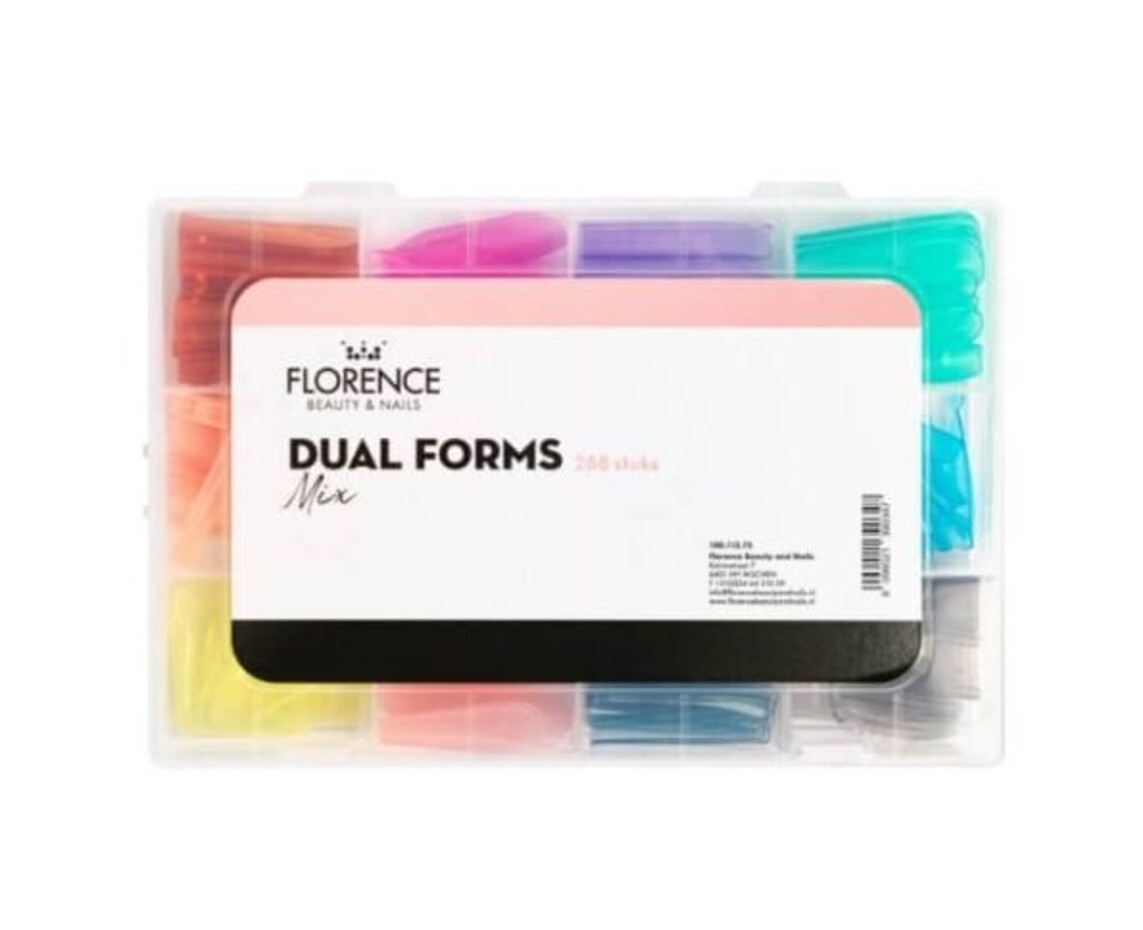Florence Nails Dual Forms Mix 288 stuks - Nagelgroothandel.nl