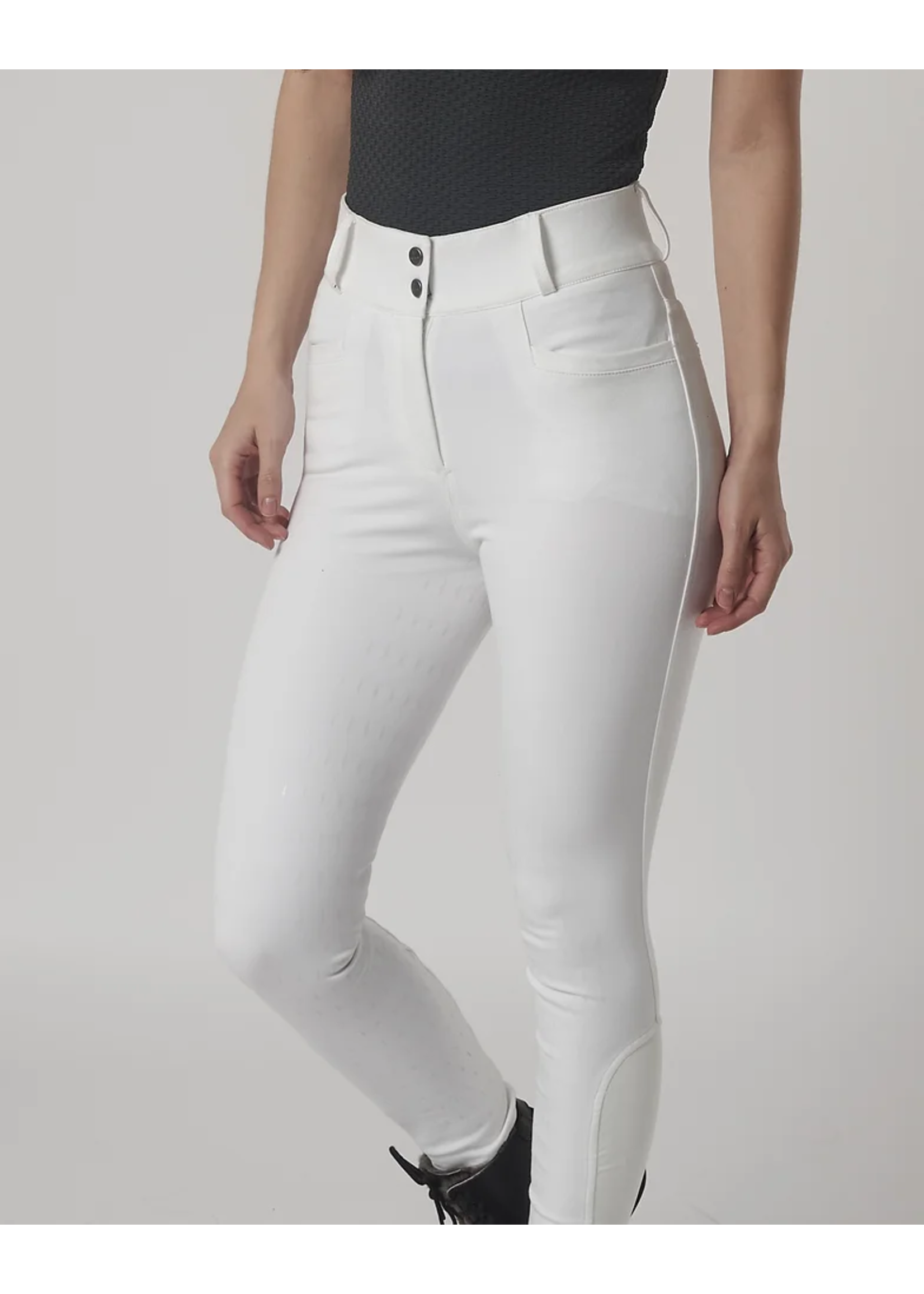 Aviar Aviar high rise breeches white - Equestrian Style Exclusive ...