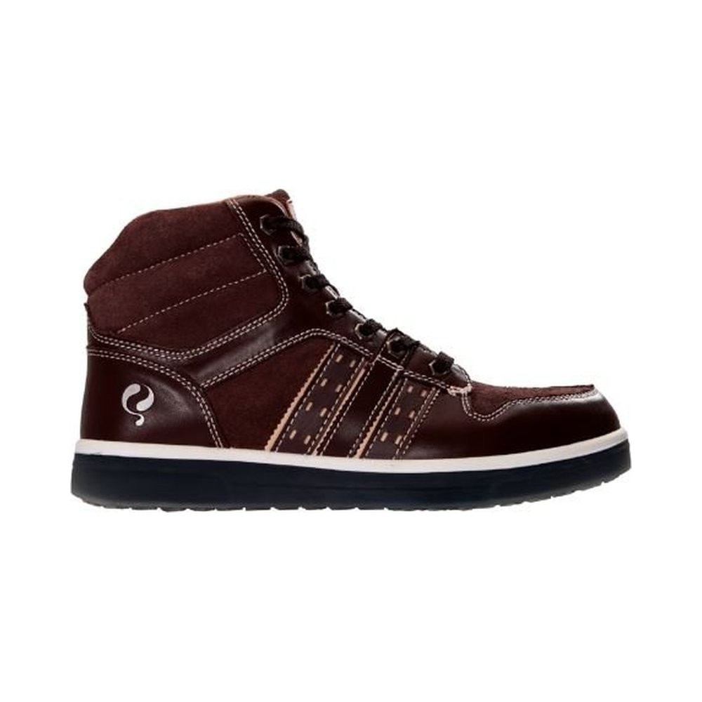 Quick Olympic S3 Sneaker Hoog Bruin Werkschoen - werkschoenwereld.nl