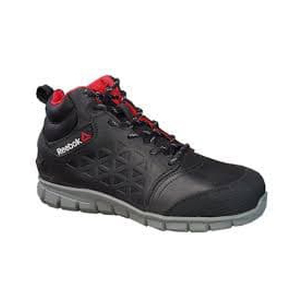 Reebok Excel Light 1037 S3 Hoog Zwart Werkschoen - werkschoenwereld.nl