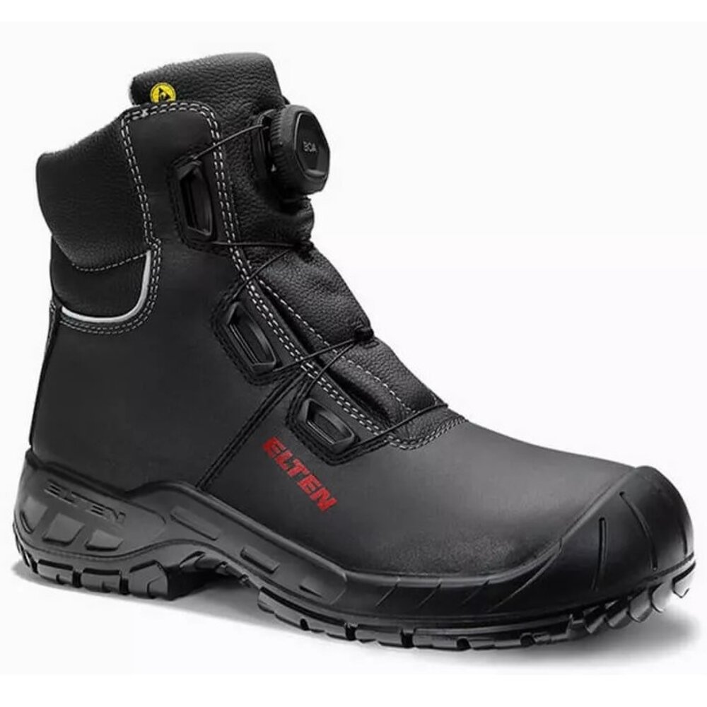 Elten Laurenzo 767541 S3 Hoog Zwart BOA Werkschoen - werkschoenwereld.nl