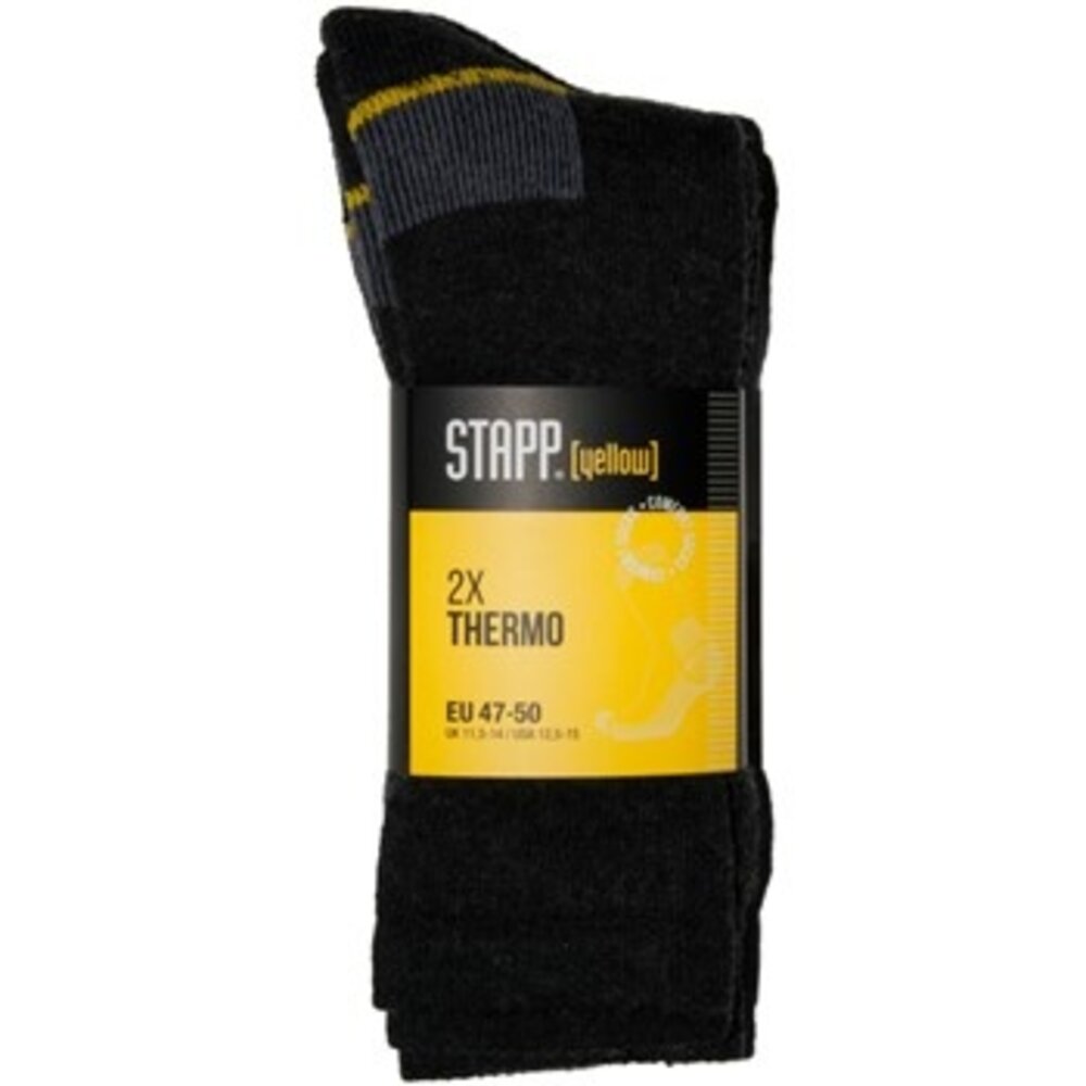 Stapp Yellow Thermo 2-Pack Sokken 4420 - werkschoenwereld.nl