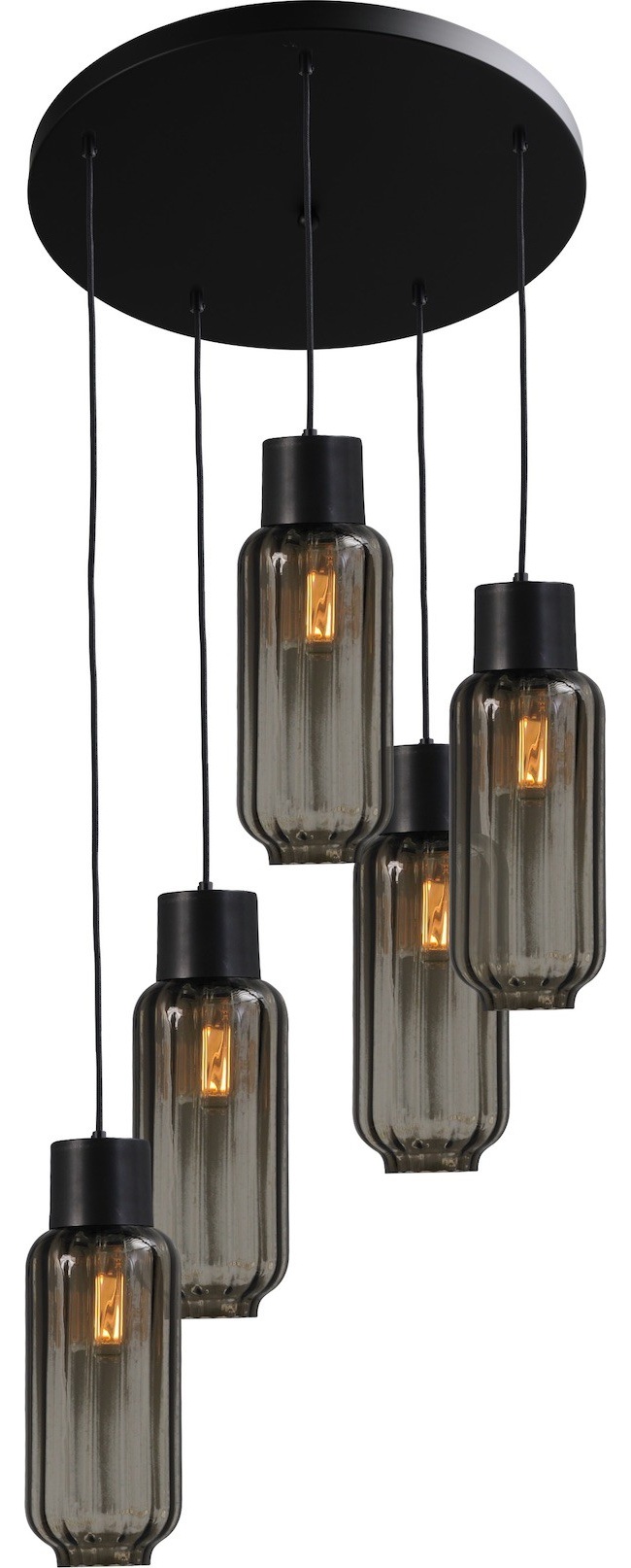 Videlampen op maat | 5lichts hanglamp | Licht & Accessoires - Licht ...