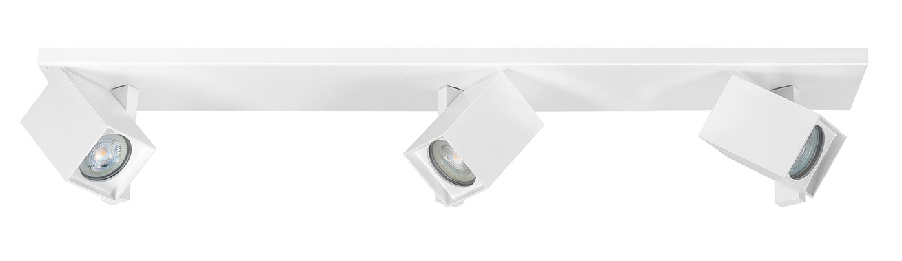 Strak mat witte langwerpige 3 lichts led spot-65cm | Spots - Licht ...