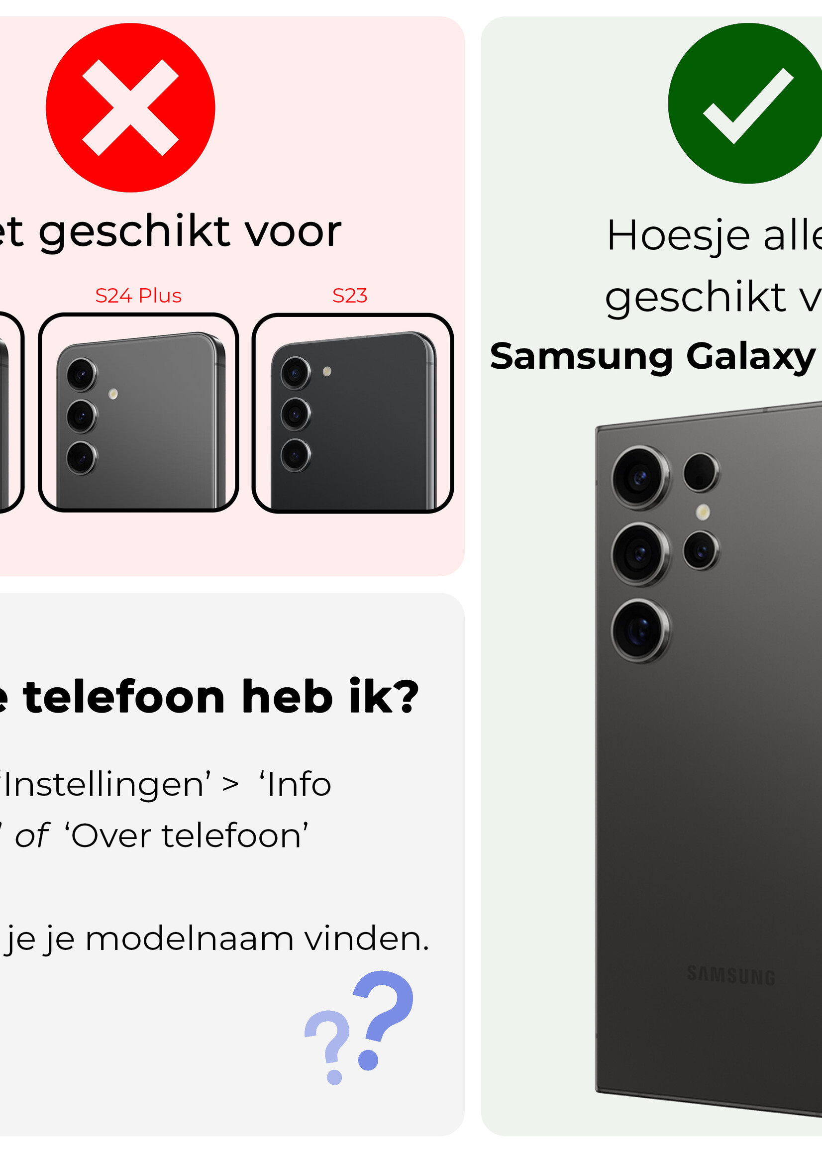 BTH Hoesje Geschikt voor Samsung Galaxy S24 Ultra Hoesje Siliconen Case ...