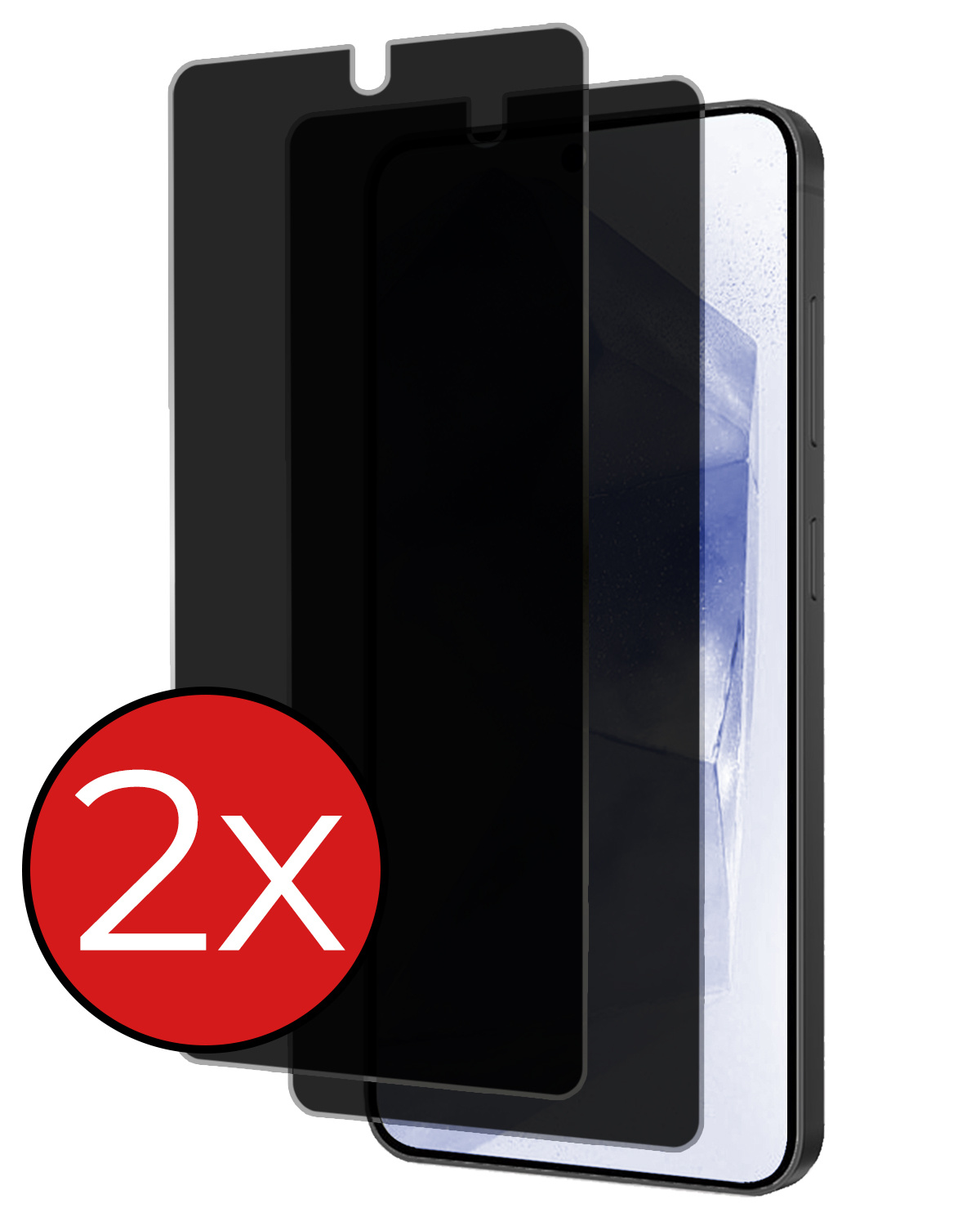 BTH Screenprotector Geschikt voor Samsung Galaxy A55 Screenprotector Privacy Glas Gehard Full ...