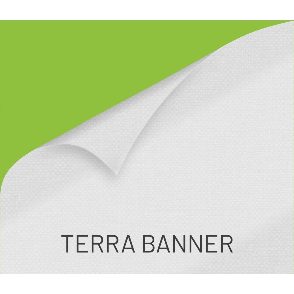 TERRA BANNER: pvc-vrije lichtgewicht vervanger van standaard frontlit ...
