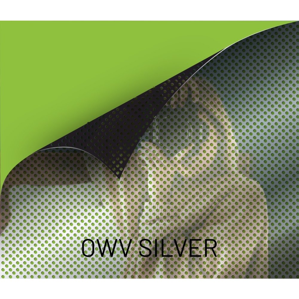 OWV SILVER: Spiegelende One Way Vision - Colorgreen
