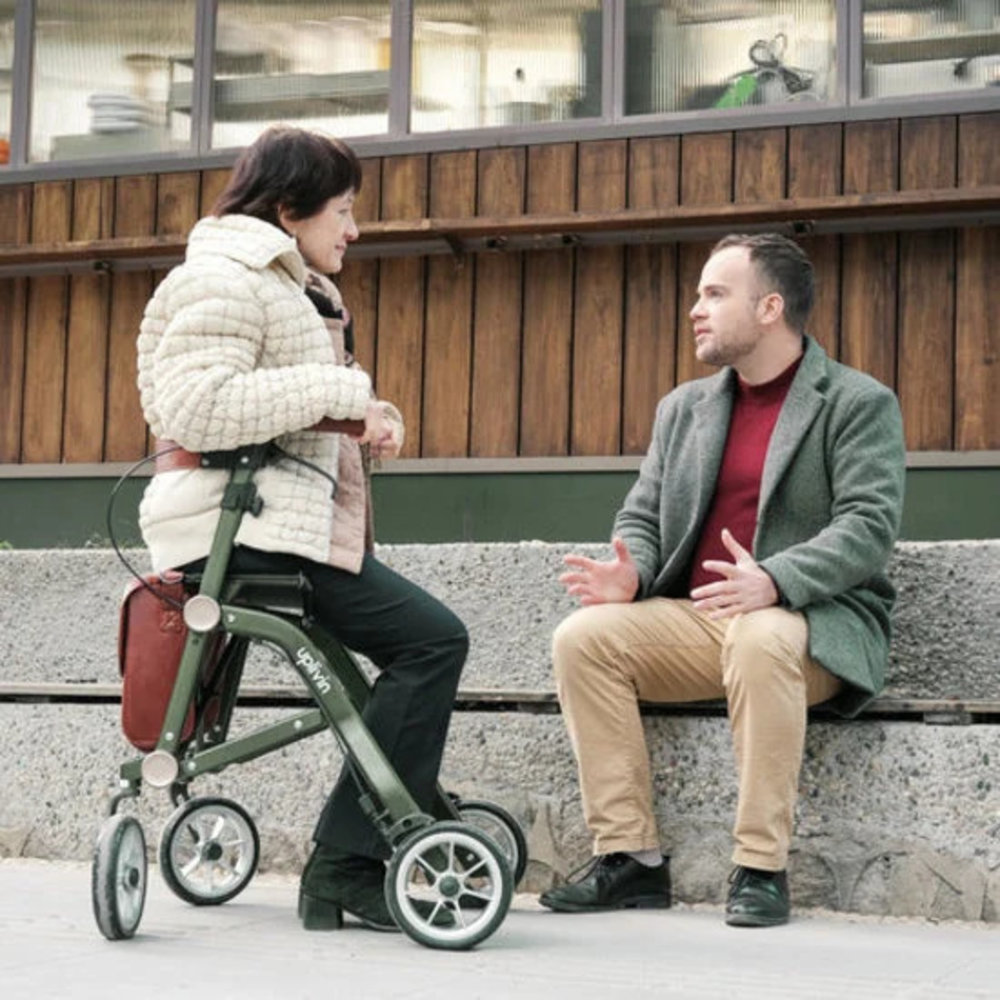 Uplivin Trive lichtgewicht rollator GROEN kopen? | Snel geleverd ...