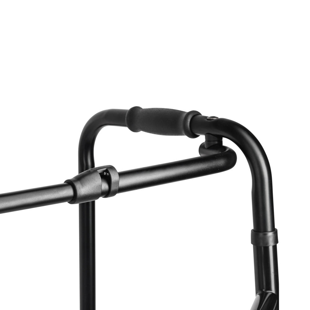 Lichtgewicht looprek met wieltjes, inklapbaar Zwart - Scholten ...