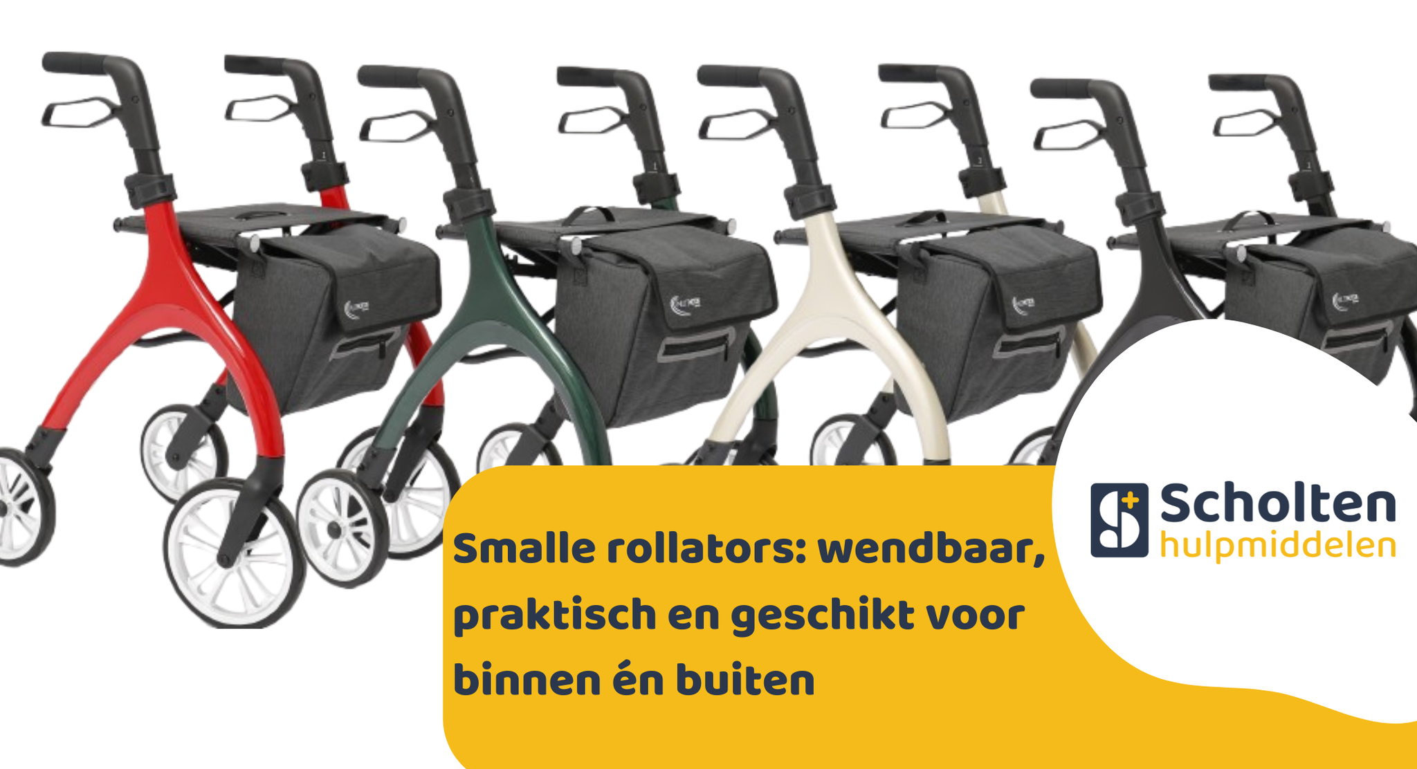 Smalle rollator voor binnen én buiten: ontdek de MultiMotion Curve en ...
