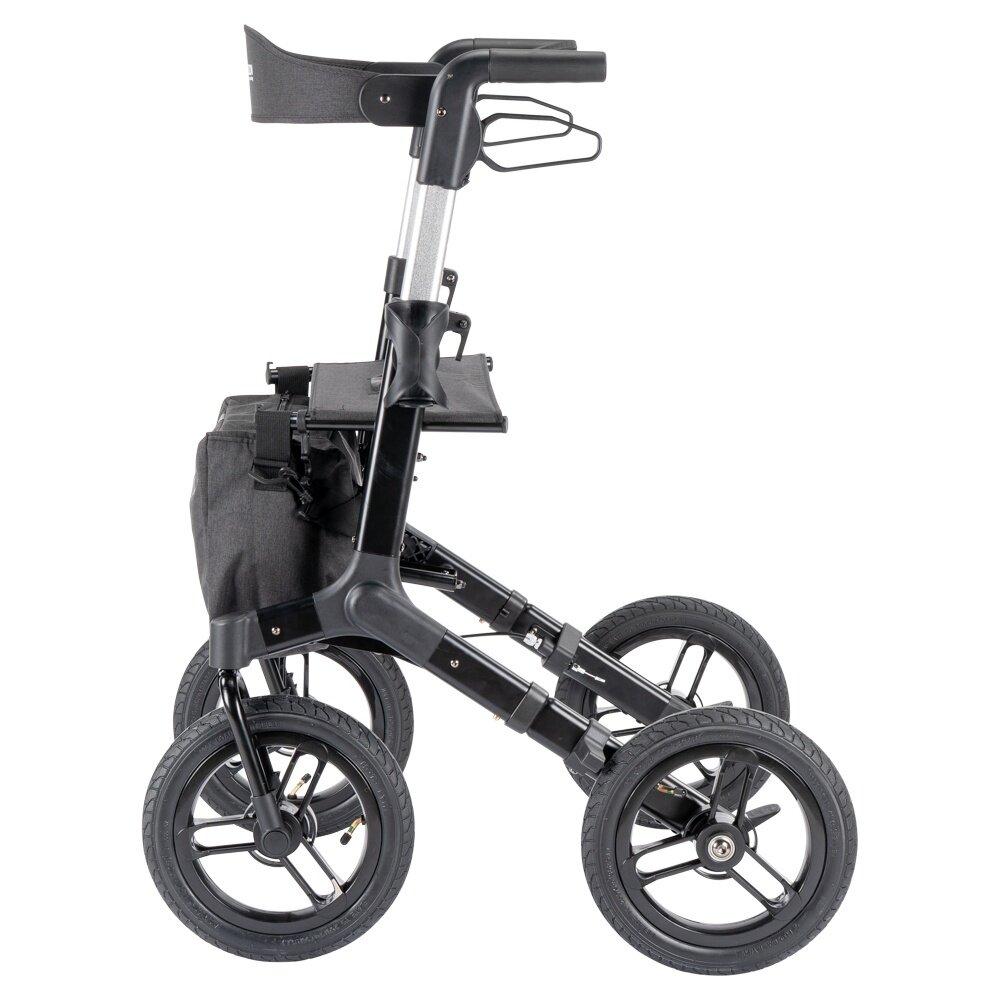 MultiMotion Outdoor rollator - Zwart - Scholten Hulpmiddelen B.V.
