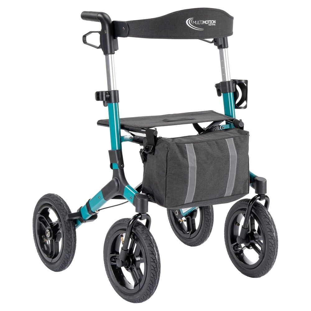 MultiMotion Outdoor rollator - Groen - Scholten Hulpmiddelen B.V.