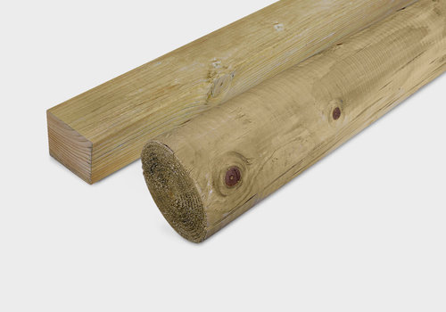 Alle grenenhout balken & palen van HOUTvakman.be! - HOUTvakman.be