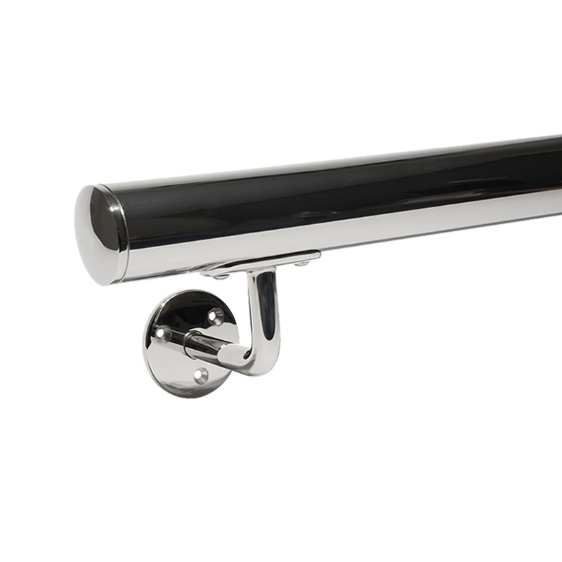 Main courante inox poli - ronde - avec supports de type 1 - Artisan de ...