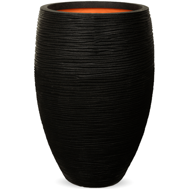 Capi Nature Rib NL Vase Elegant Deluxe Schwarz | Schnelle Lieferung ...
