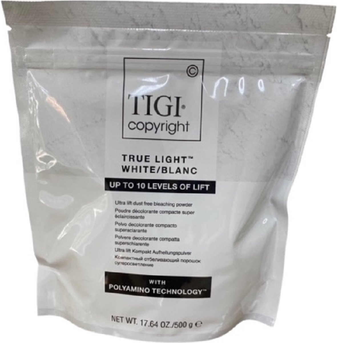 TIGI COPYRIGHT TRUE LIGHT WHITE/BLANC 500G - Special Beautiful